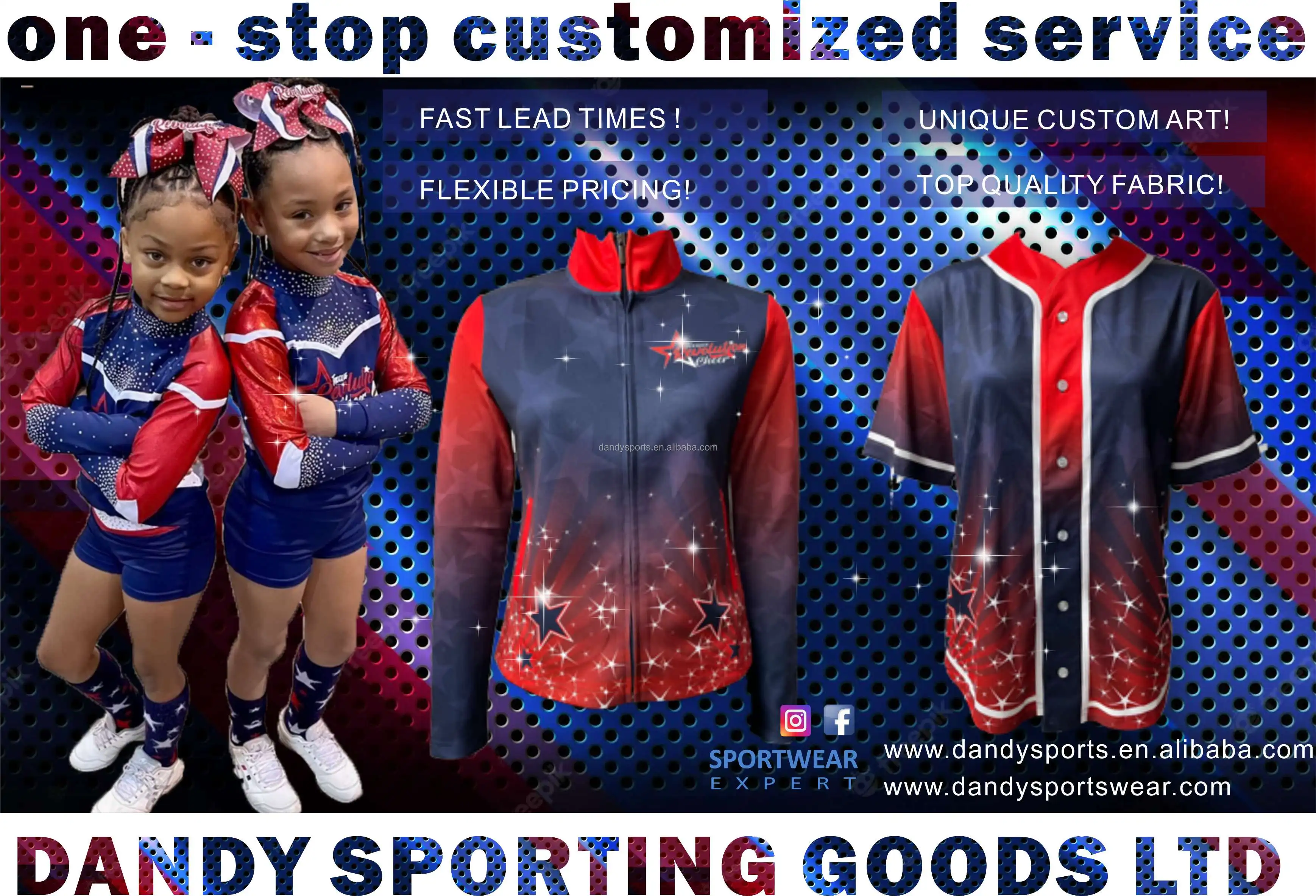 Custom Dandy All Star Stage And Dance Wear Crop Top Cheer Uniform ...