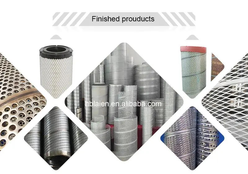 Expanded Metal Mesh Filter Mesh Making Machine Filter Core Spiral ...