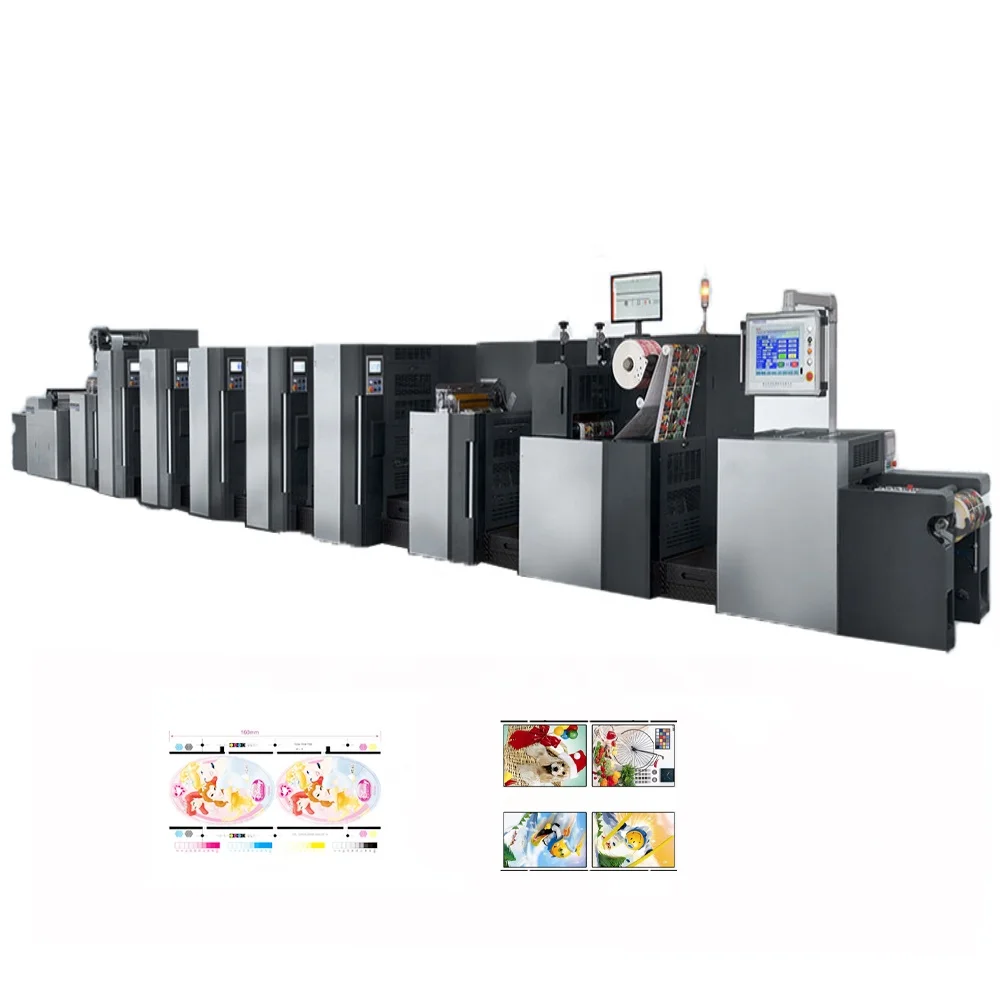 Rotary Paper Bag Label Offset Printing Machine for Non Woven Bag, BOPP ...