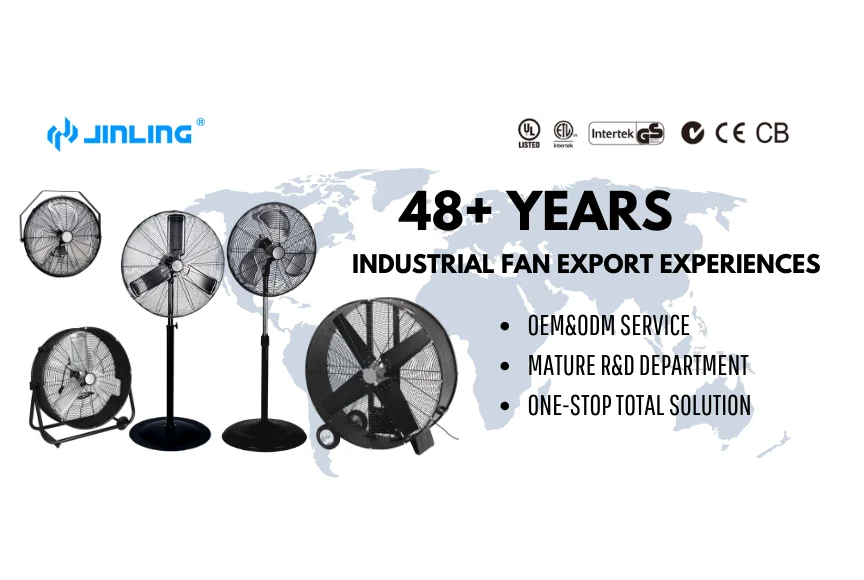 25 in 3-Speed Industrial Oscillating Wall Mount Fan