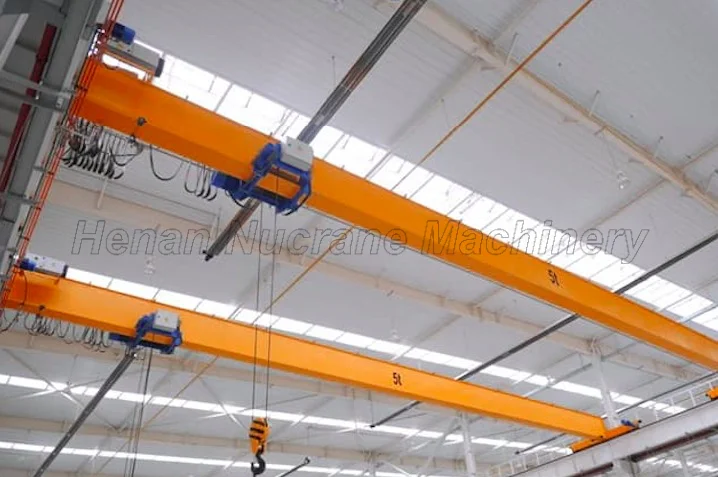 Monorail Steel Lifting 10 Ton Overhead Crane Workshop Single Girder ...