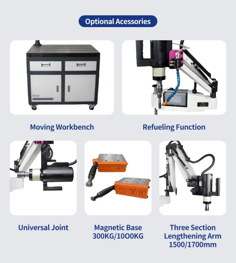 LUNYEE Automatic Servo Tapper - Efficient Drilling & Threading