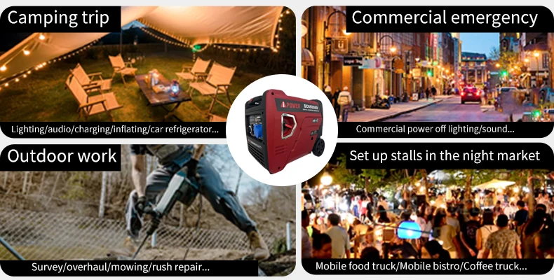220v Hand-Pulled Generator - Portable, Eco-Friendly Power