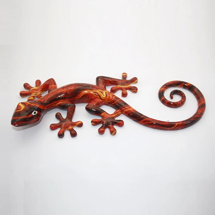 Ginkgo Lizard - Stylish 3D Wall Decor for Home & Office