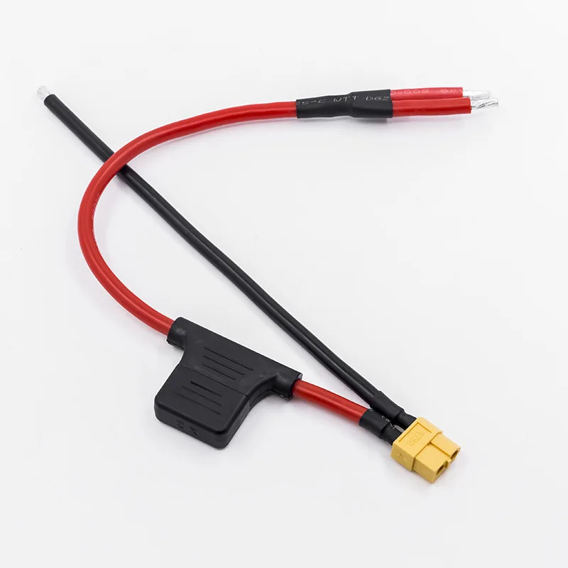 XT60U Connector Extension Cable with Waterproof Fuse Holder