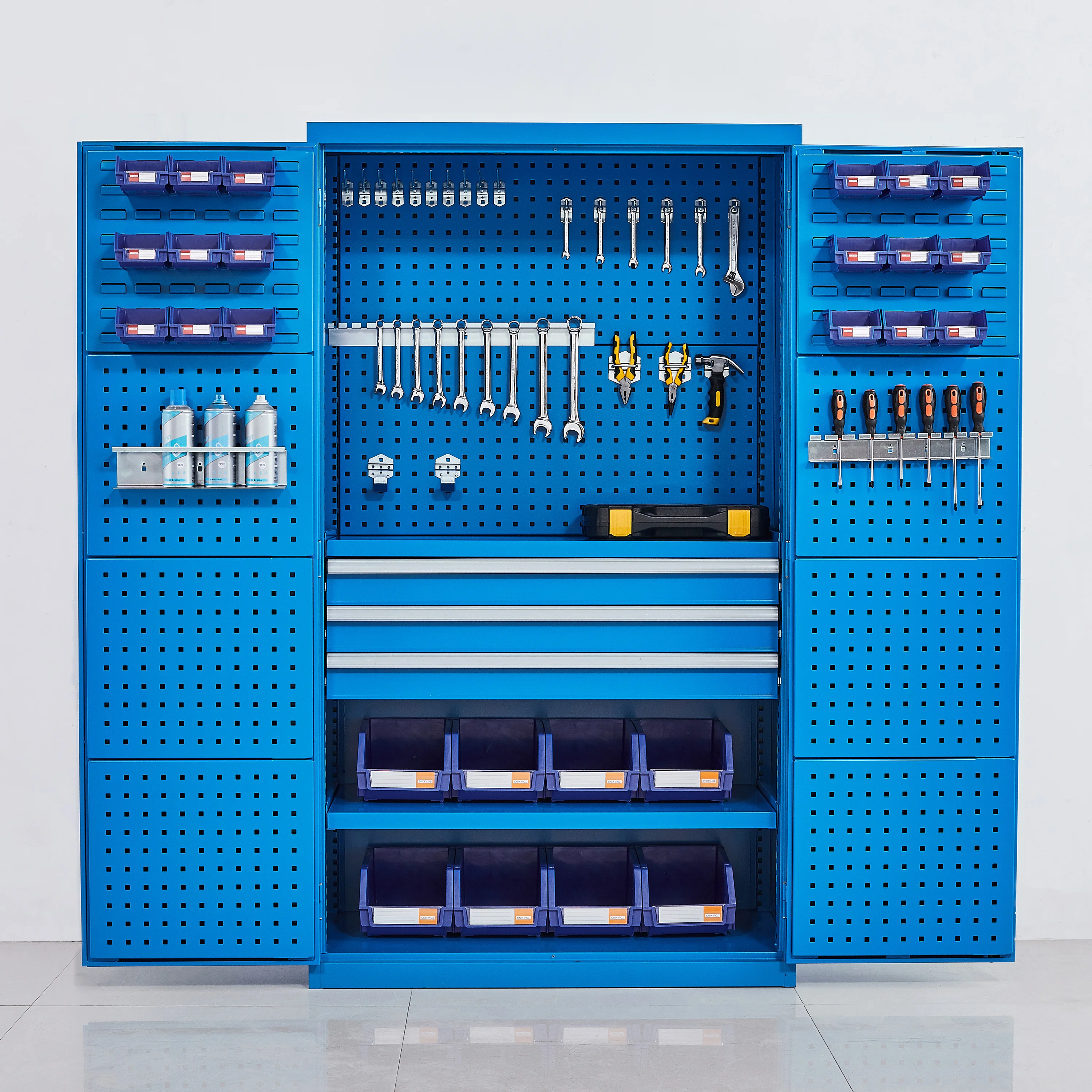 Flexo plate filing cabinet Workshop Storage Equipment Cabinet 2 Swing ...