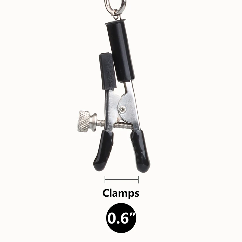 Male Female Nipple Breast Restraint Bondage Flirting Metal Nipple ...