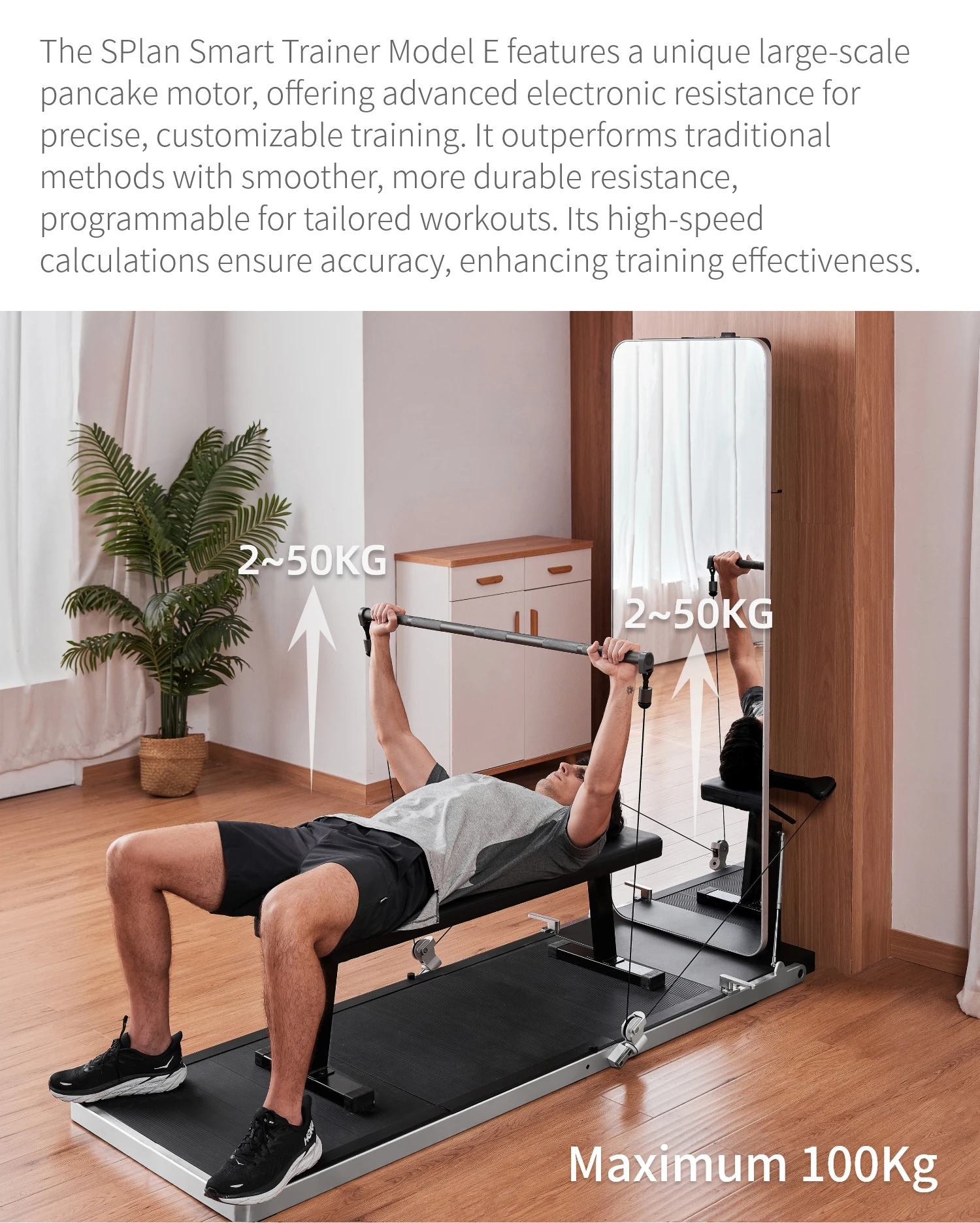 Splan AI Smart Home Gym Equipment - Multi-Function Trainer