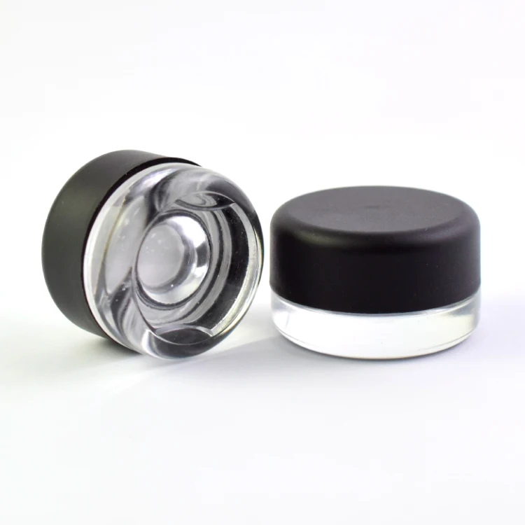 Small Container Thick Bottom Luxury 7 Gram Mini Smell Proof Clear Thick ...