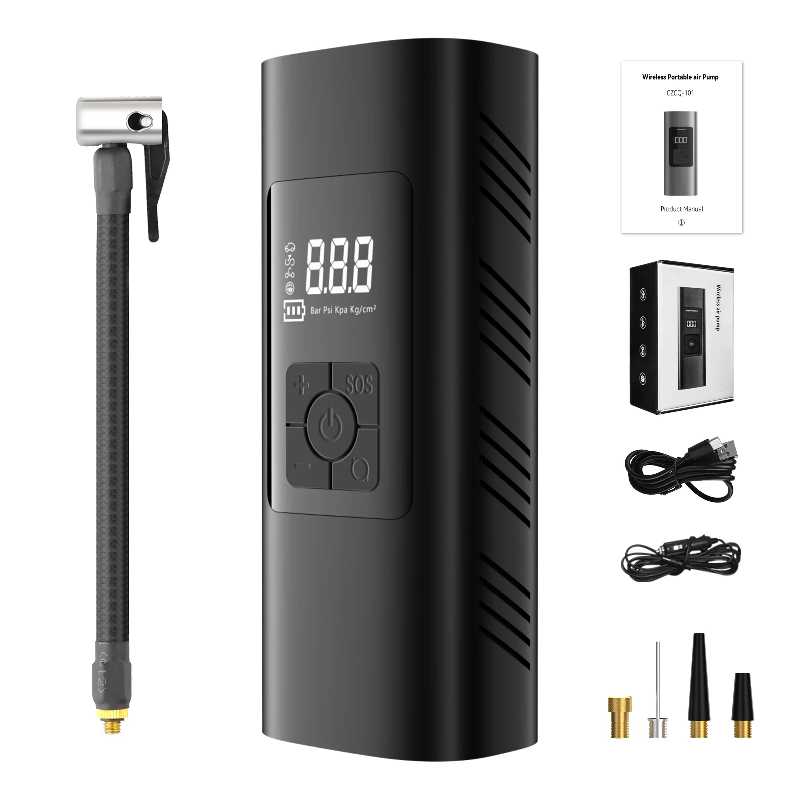 Vehicle Tools Electric Cars 12v Air-compressors Portable Car Air Pump ...
