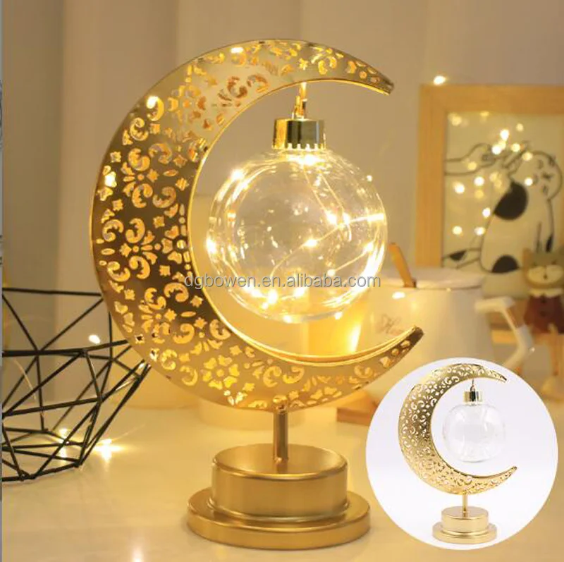 Moon Lamp Decorative Lunar Lamp Night Ball Star Moon Decorations ...