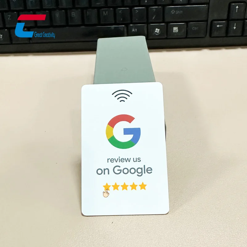 Custom Contactless Google Reviews NFC Sticker NTAG 213