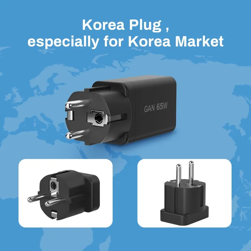 Gan Korean 65w Fast Chargers - Efficient Mobile Charging