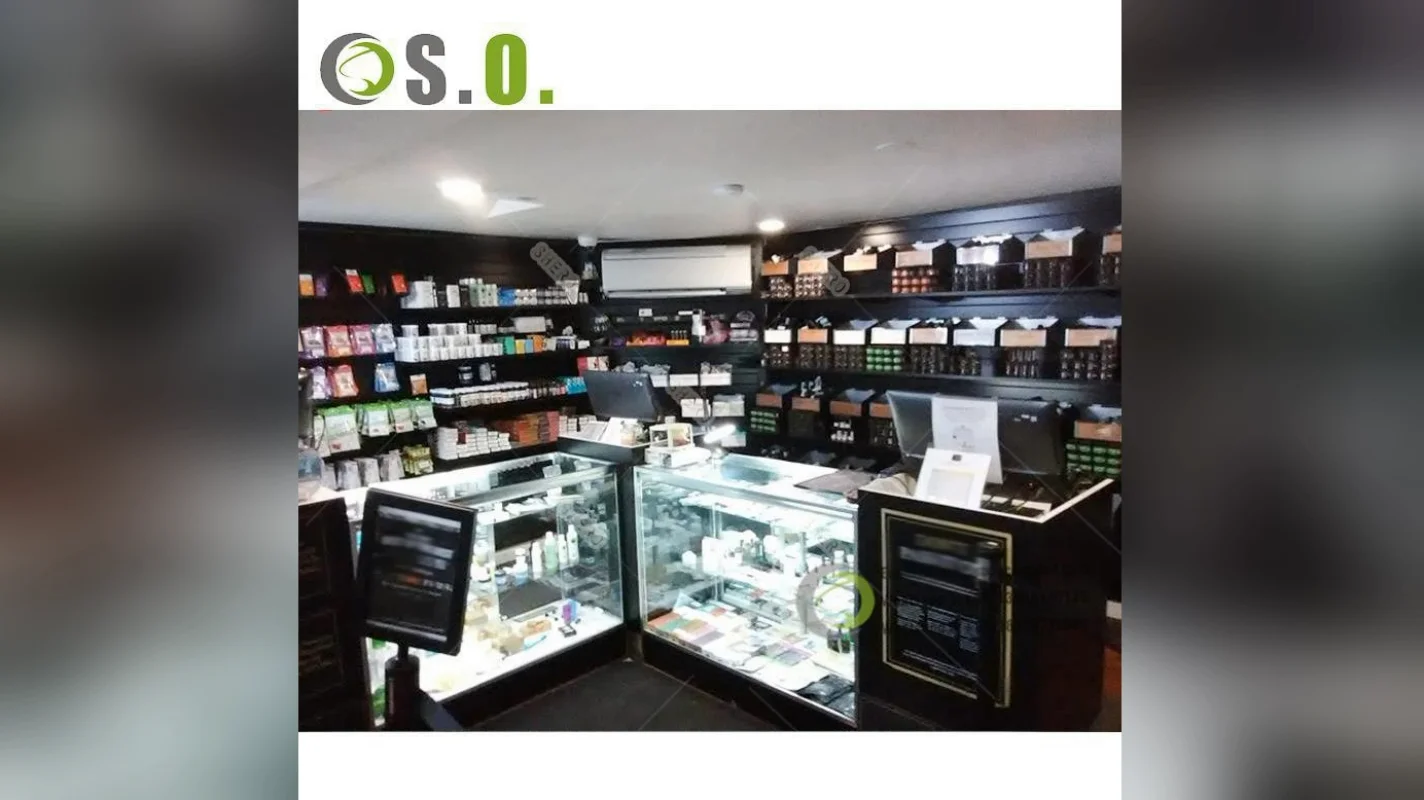 Cigar Shop Furniture Store Wooden Cigar Display Counter Smoke Shop ...