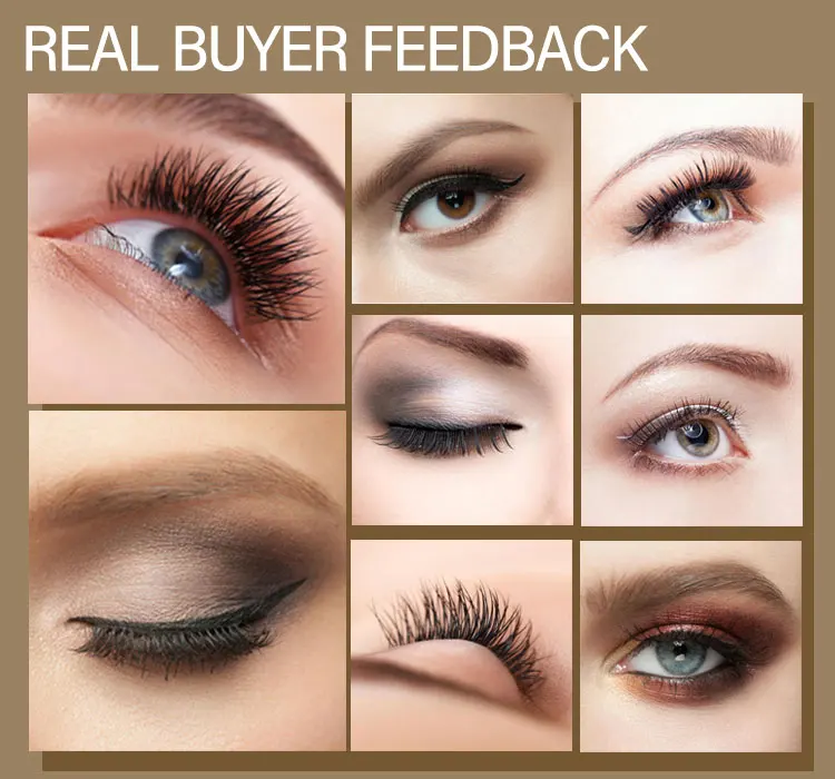 12 Lines Mix-length Individual Eyelash Extension 20-25mm Mix Classic ...