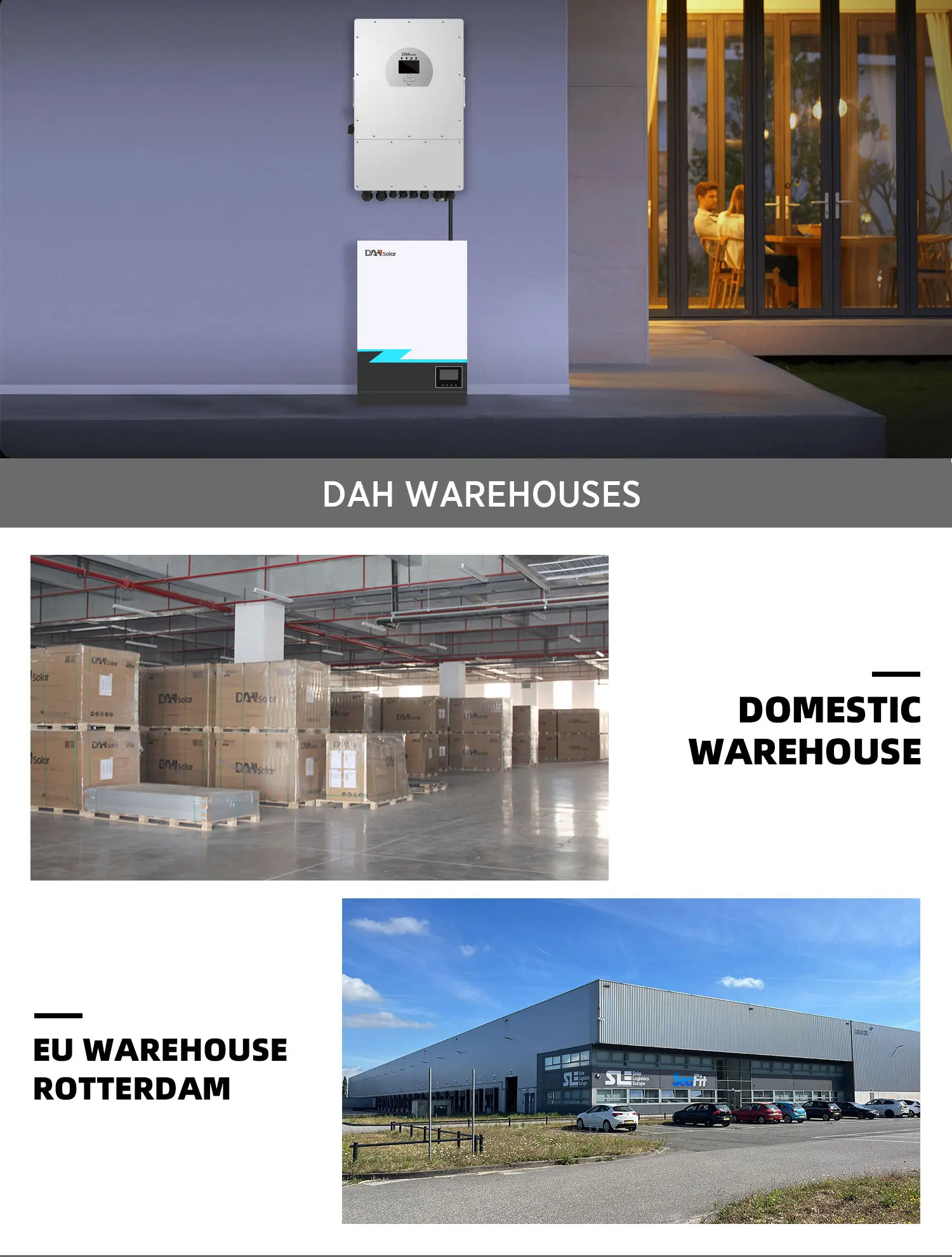 Dah Factory Deye Sun 8kw 10kw 12kw Sg04lp3-eu Three Phase Hybrid Solar ...