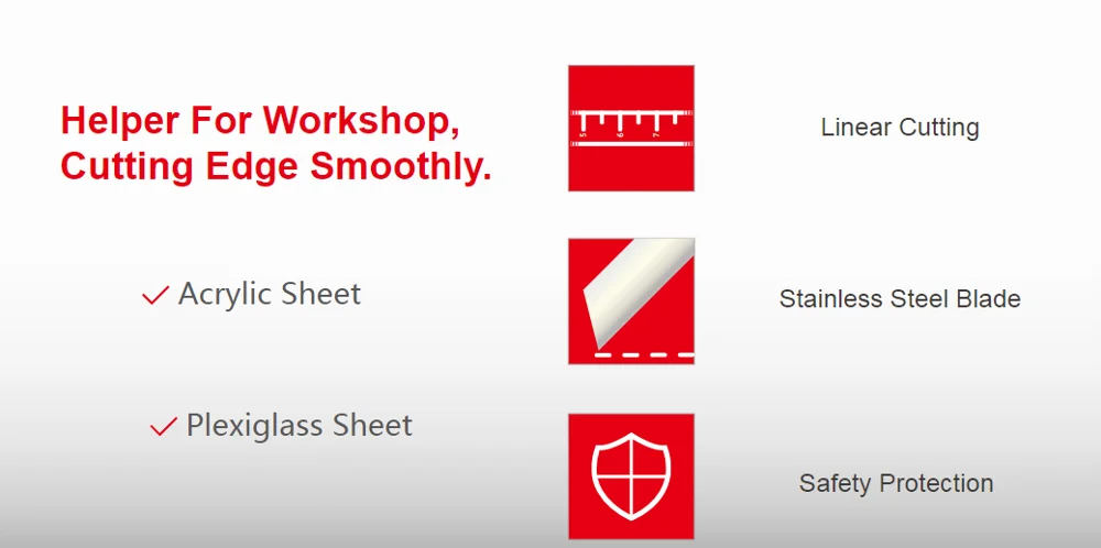 Manual Acrylic Cutter - Precision Cutting for Plexiglass