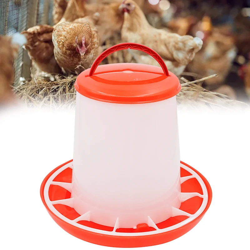 12kgs Automatic Chicken Feeder Bucket Rooster Hen Feeding Device Farm ...