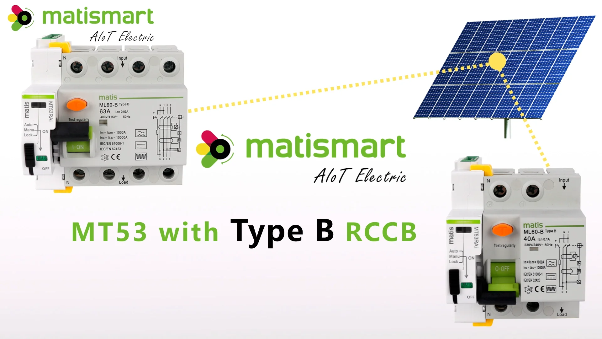 Type B Rccb Rcd With 230v Automatic Reset Circuit Breaker Automatic ...