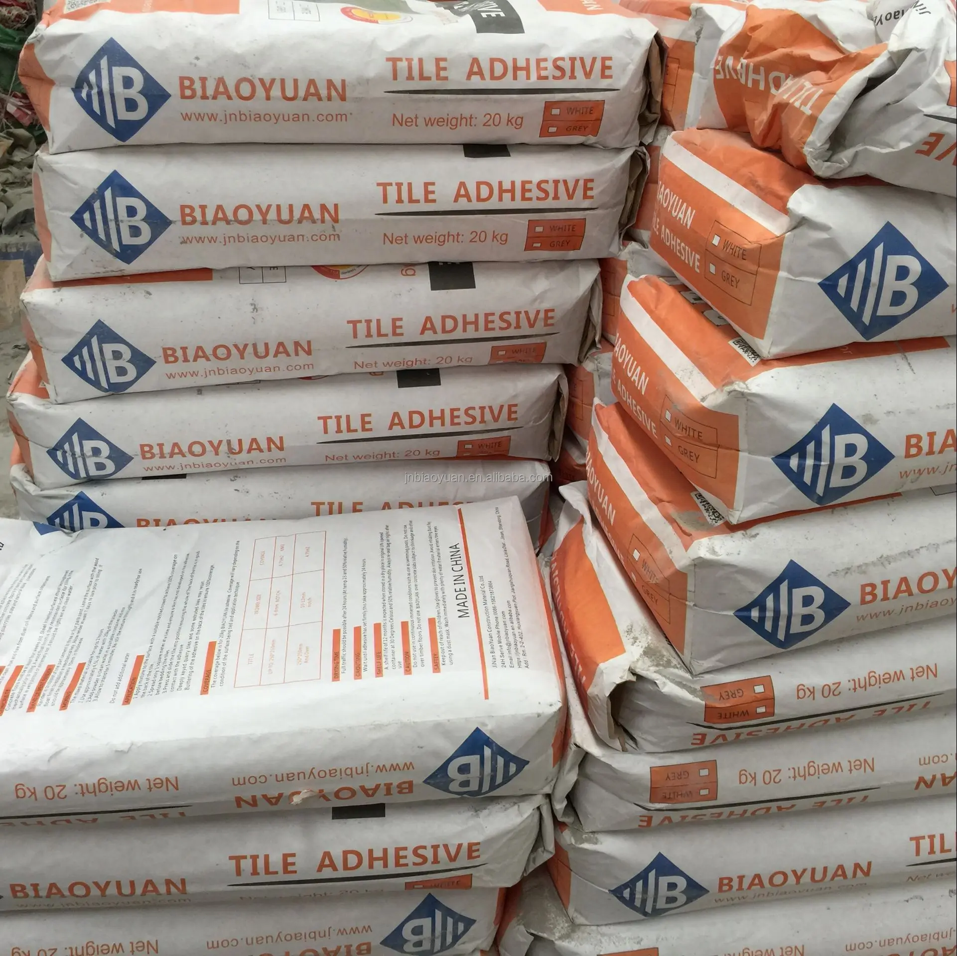 Biaoyuan Modified Thinset Mortar - Buy Thinset Mortar,Cement Powder ...