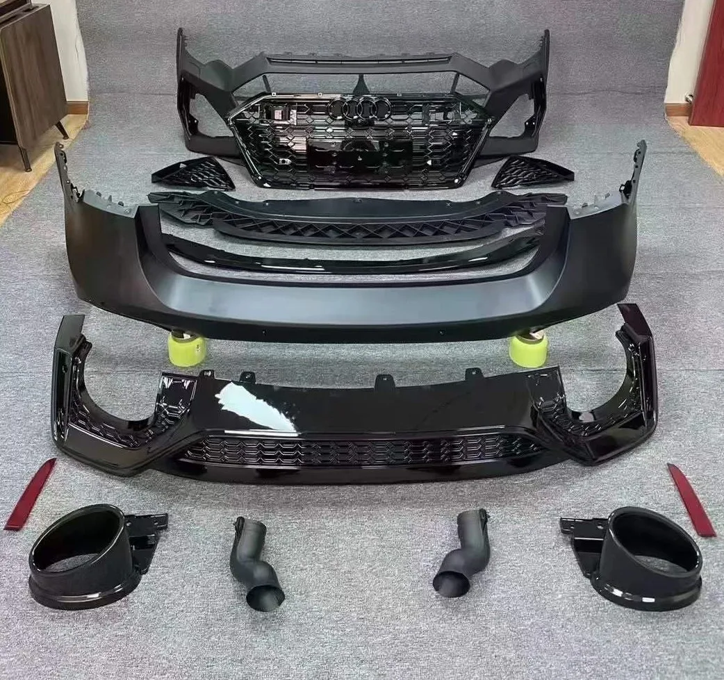 Body Kits For Audi Facelift A6 C8 Allroad 2019-2022 Front Bumper Rear ...