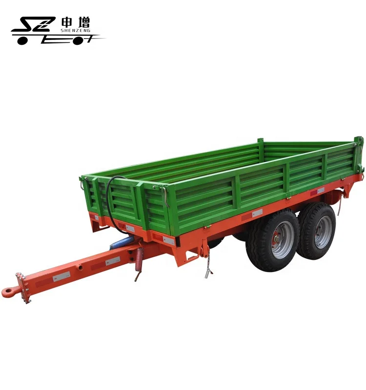 High Quality Tandem Axle 5Ton Farm Tractor Trailer With CE Certificate ...