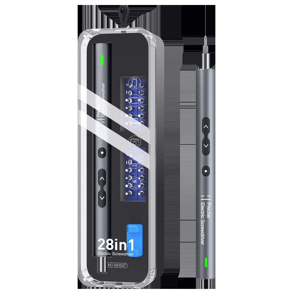 Mini 28 In 1 Bidirectional Rotation Adjustable Cordless Li-ion Electric Screwdriver - Buy Li-ion ...