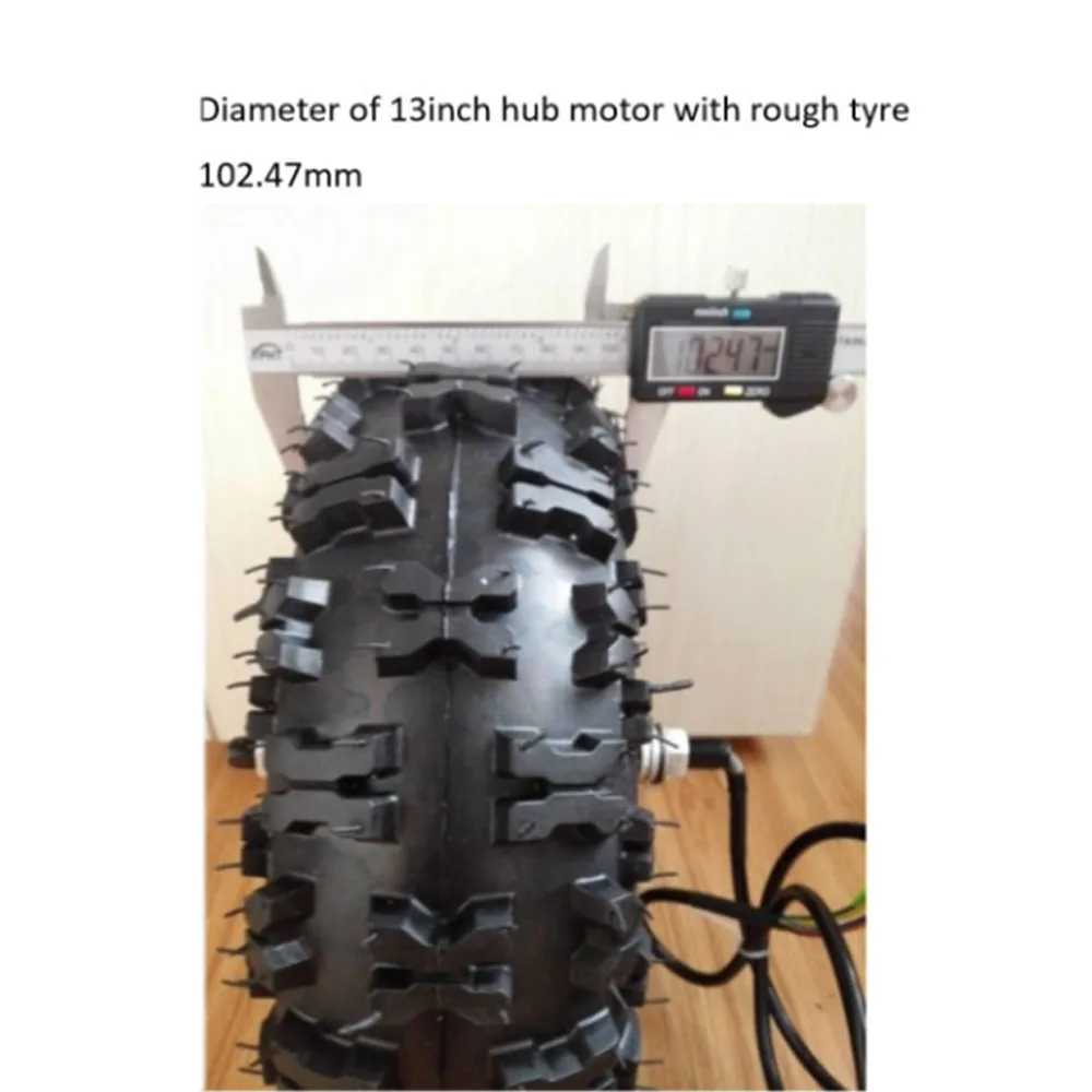 Electric Hand Truck Conversion Hub Motor Kits 13Inch 24V36V48V 250W ...