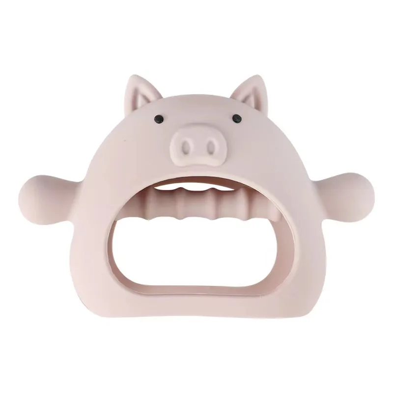 Custom Baby Silicone Teether Soft Teether Cartoon Shape Food Grade ...