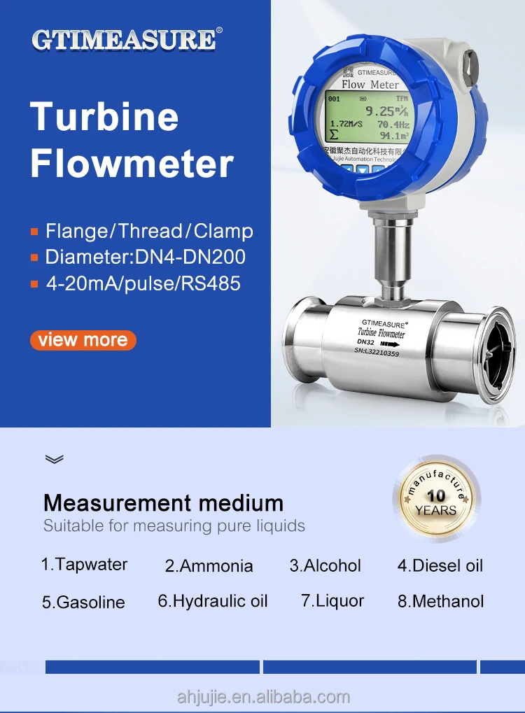 2 3inches Flow Meter 4-20ma Pulse RS485 MODBUS Display
