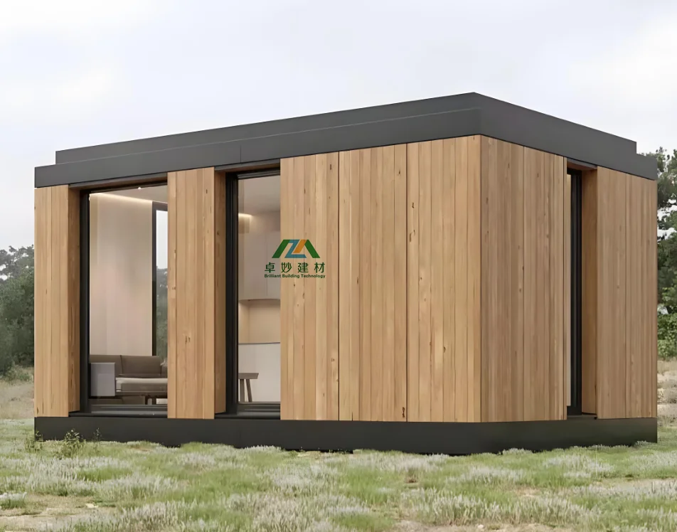 Luxury Waterproof Prefabricated Steel Structure House for Residential ...