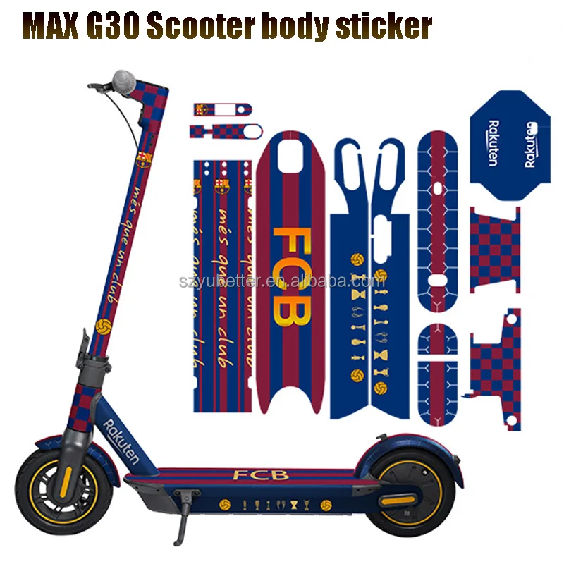 Electric Scooter Full Body Pvc Sticker Diy Skateboard Sticker Scooter ...