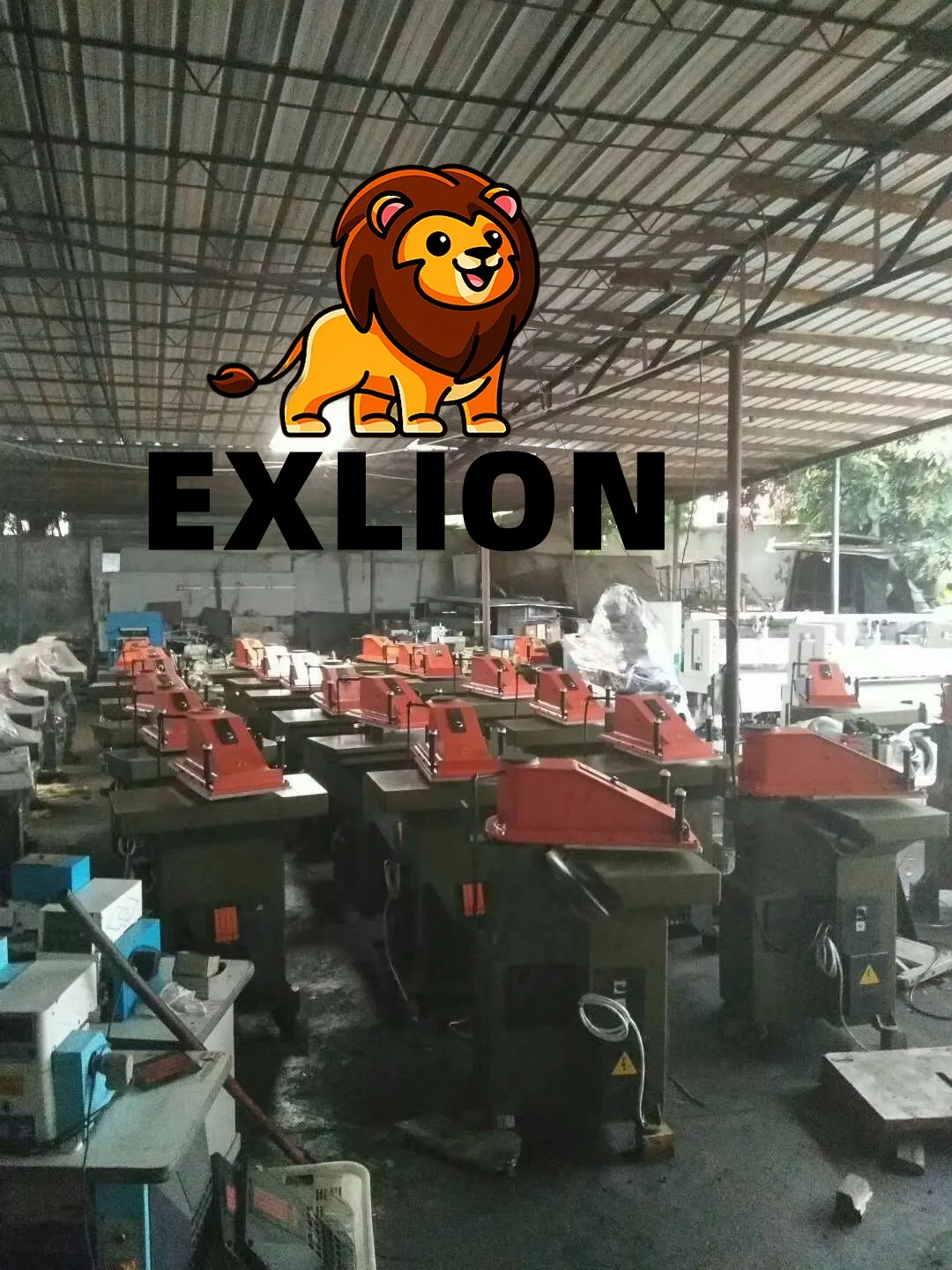 Exlion Used Atom Italy Swing Arm Cutting Machine For Leather Hydraulic ...