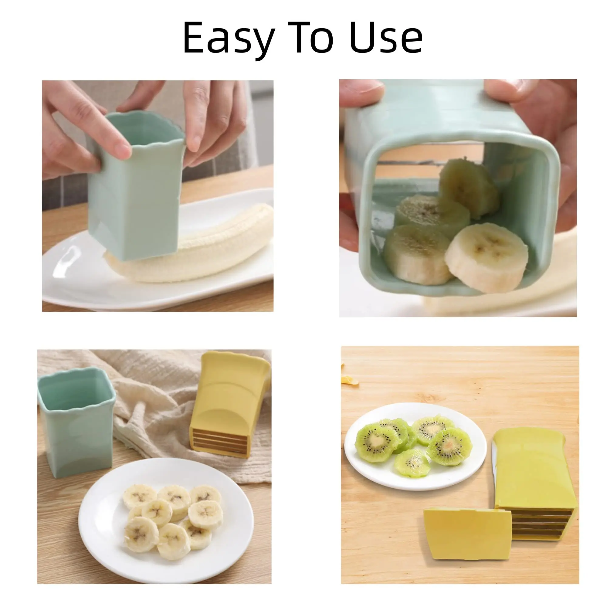 New Design Fruit Vegetable Salad Strawberry Cutter Durable Kitchen Egg ...