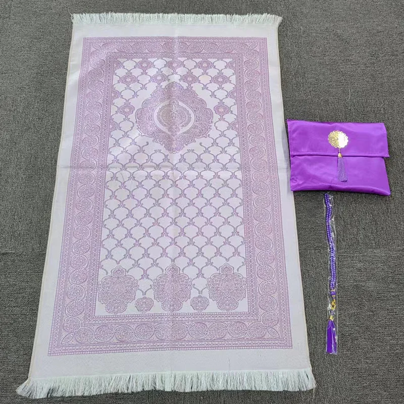 purple janamaz islamic prayer mat couple prayer mats musallah islamic ...