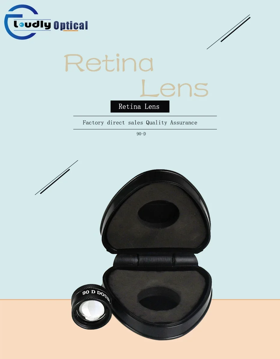 Ophthalmic In90d Aspherical Lens Retina Lens For Binocular Indirect ...