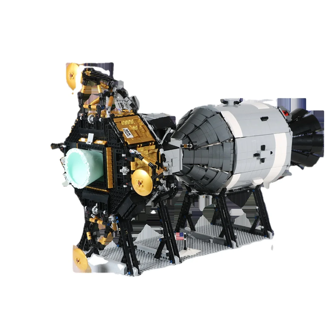 Mould king 21006 Building Blocks plan MK Space APOLO 11 Spacecraft DIY ...