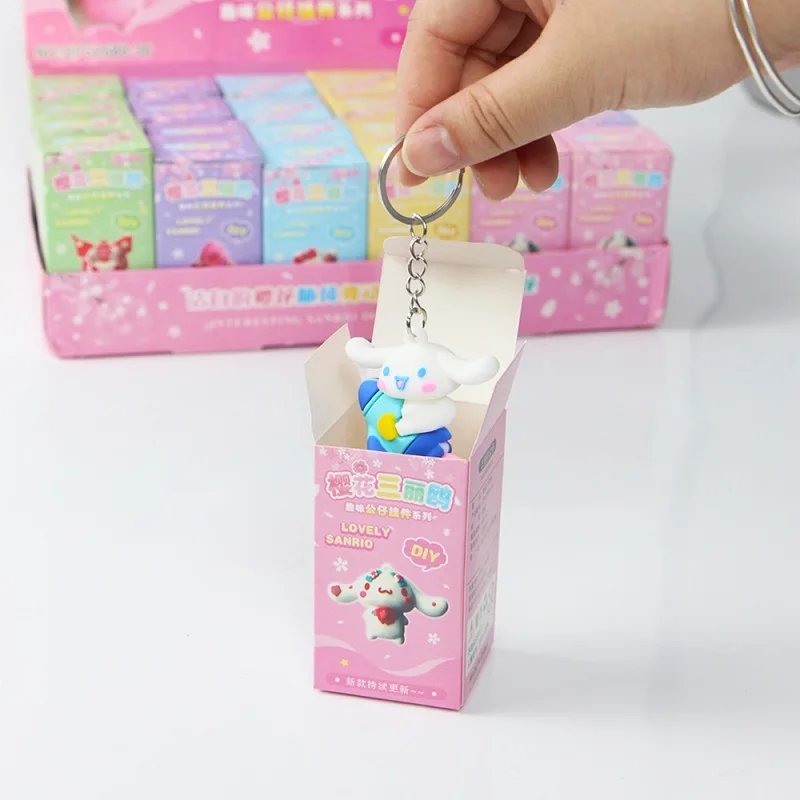 Hl New Arrival 24pcs Sanrios Keychain Blind Box Kawaii Cinnamoroll ...