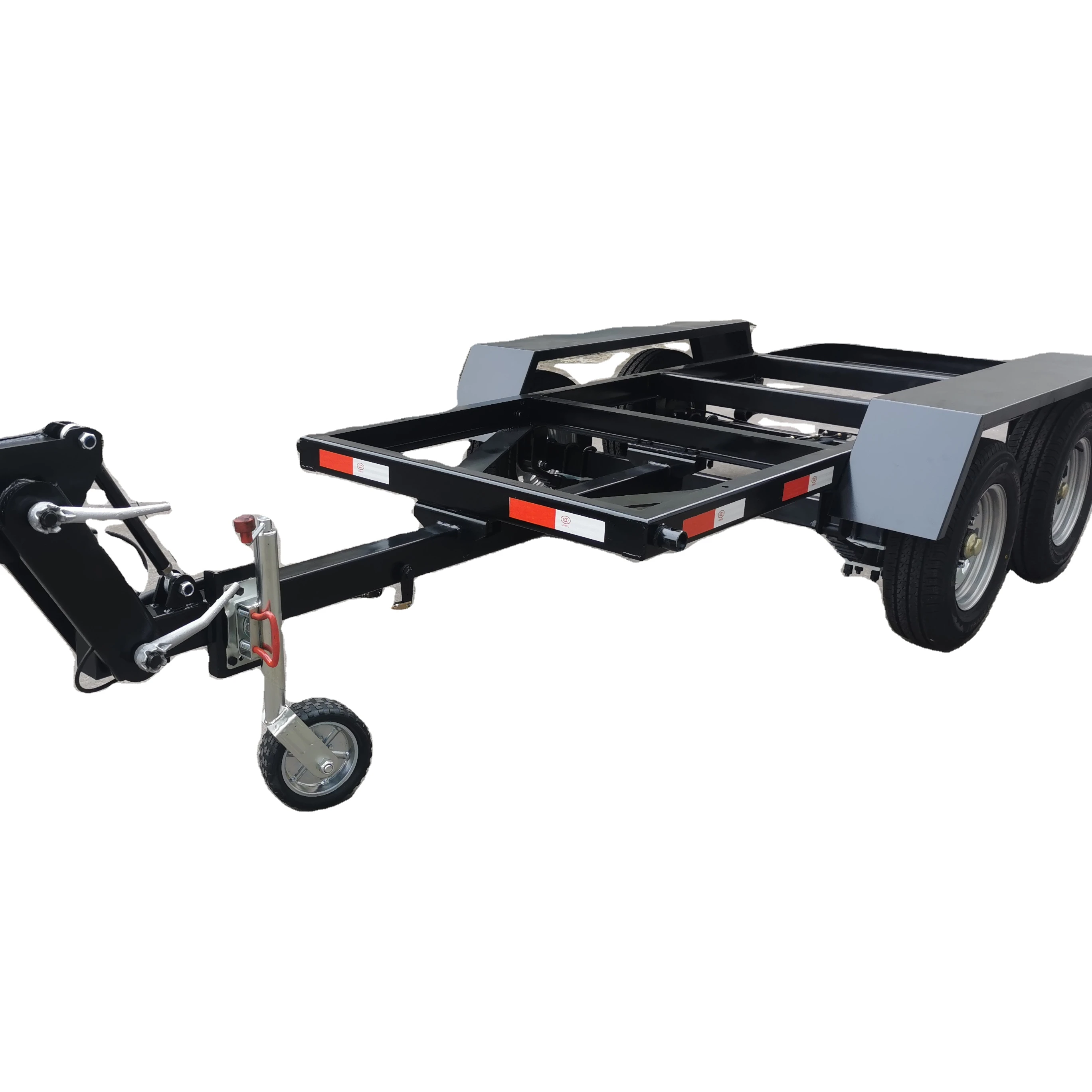 Hot portable trailer steel frame chassis 2 axle trailer frame for sale ...