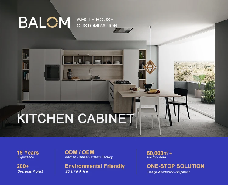 BALOM Custom Kitchen Furniture Storage Kitchen Cabinets Design| Alibaba.com