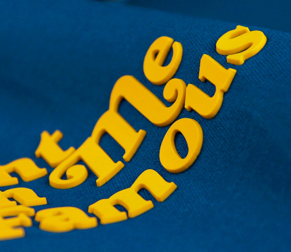 Luxury Custom 3D LOGO Silicon Patches Heat Transfer on Clothing Rubber ...