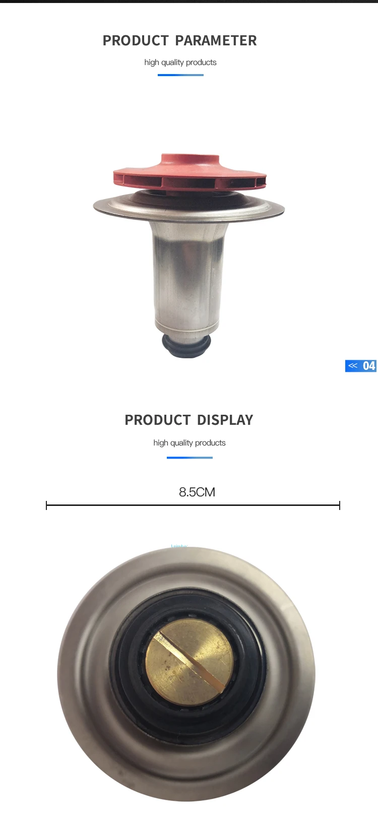 Well Water Pumping Machine Rotor Water Pump Impeller Rotor Residential ...