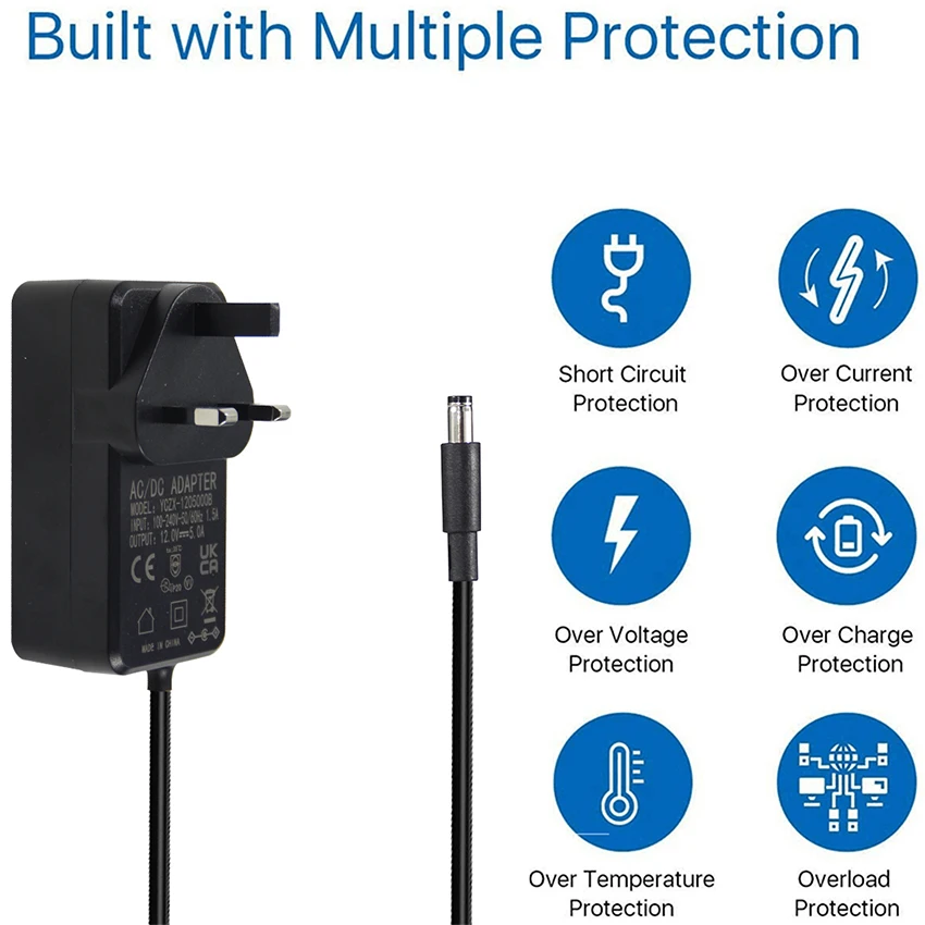 9V 12V DC Power Adapters - Reliable UK Plug Solutions