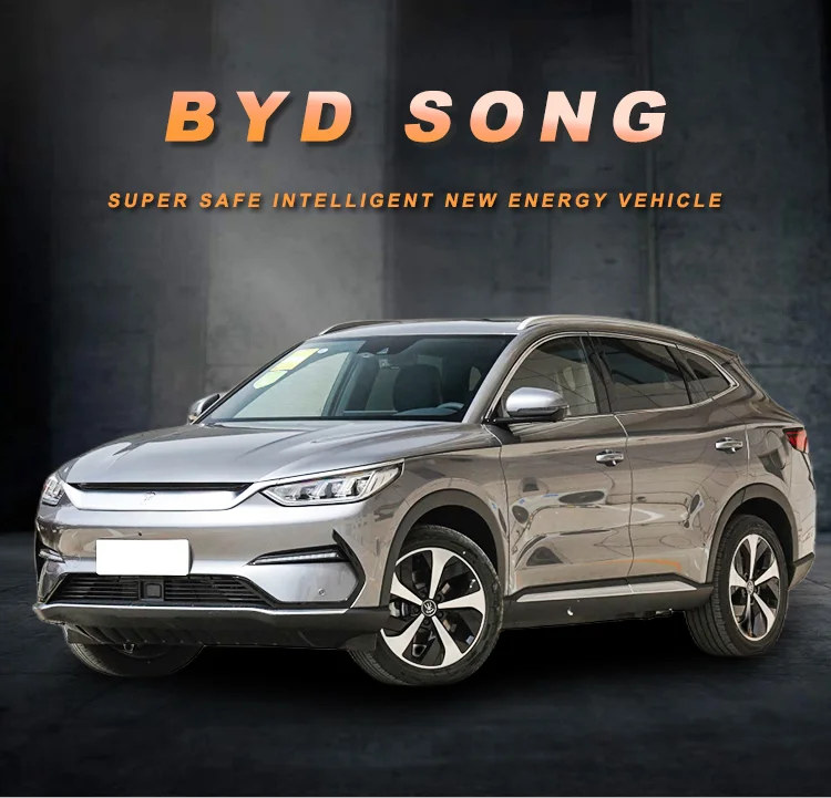 Byd Song Plus Ev Flagship 505km 2023 New Energy Vehicle 5 Door 5 Seat High Speed Electric Suv ...
