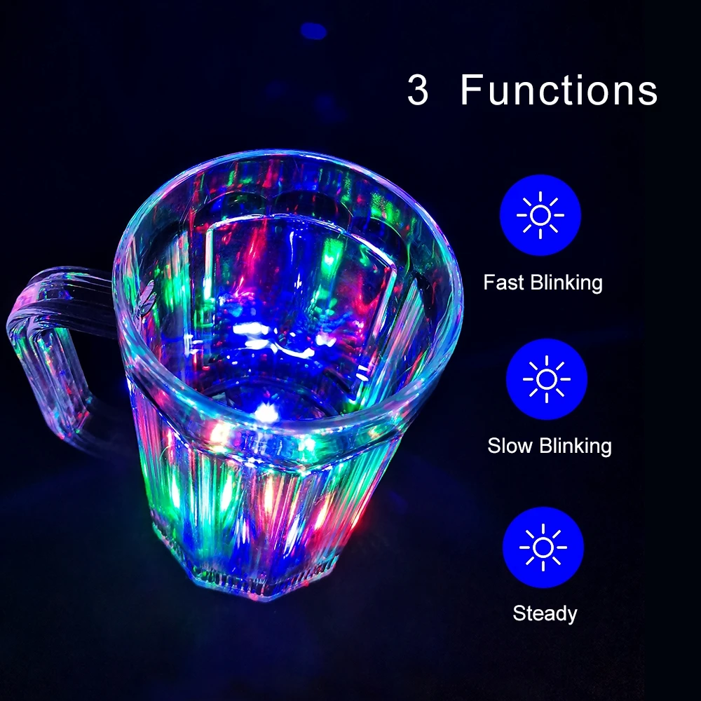 17oz LED Light up Drinking Mug - Party Glow in the Dark