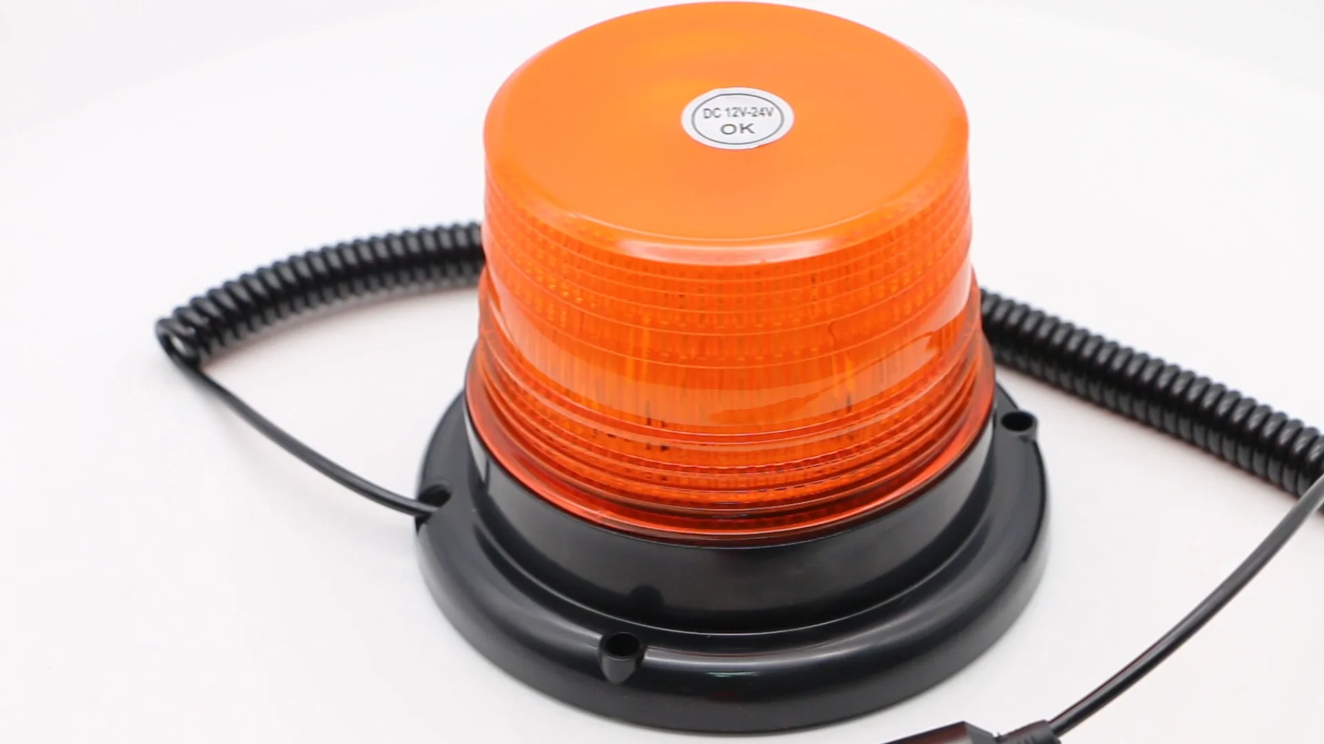 12v Waterproof Warning Emergency Light Forklift Safety Light Amber Led ...