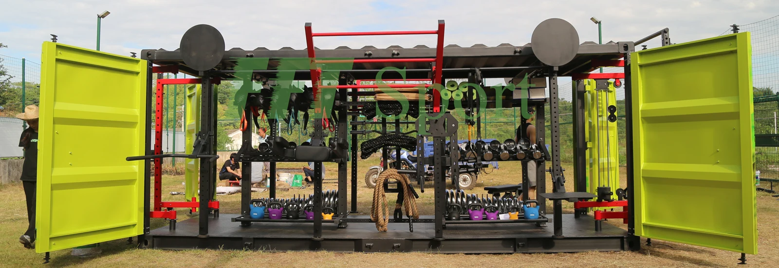 Multifunctional Modular Container Fitness Outdoor Fitness Club Outdoor ...