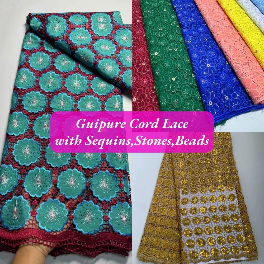 Sinya Luxury Heavy Diamond Crystal Stones 5 Yards Gold Water Soluble ...