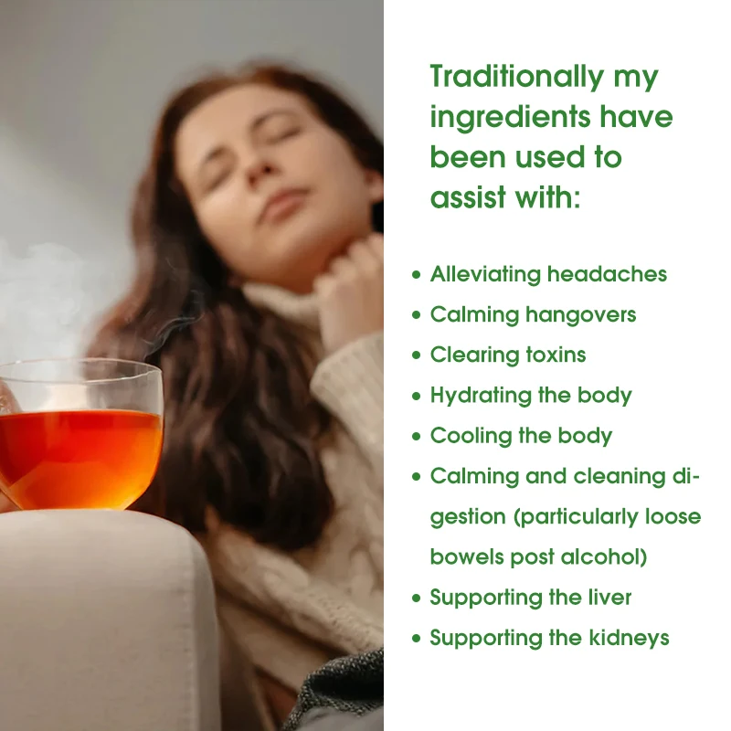 OEM Private Custom Organic Health Kudzu Root Dandelion Hangover Relief ...