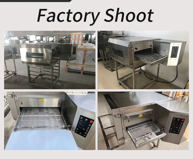 Commercial Conveyor Pizza Oven 18 Inch Hamburger Countertop Chain Oven ...